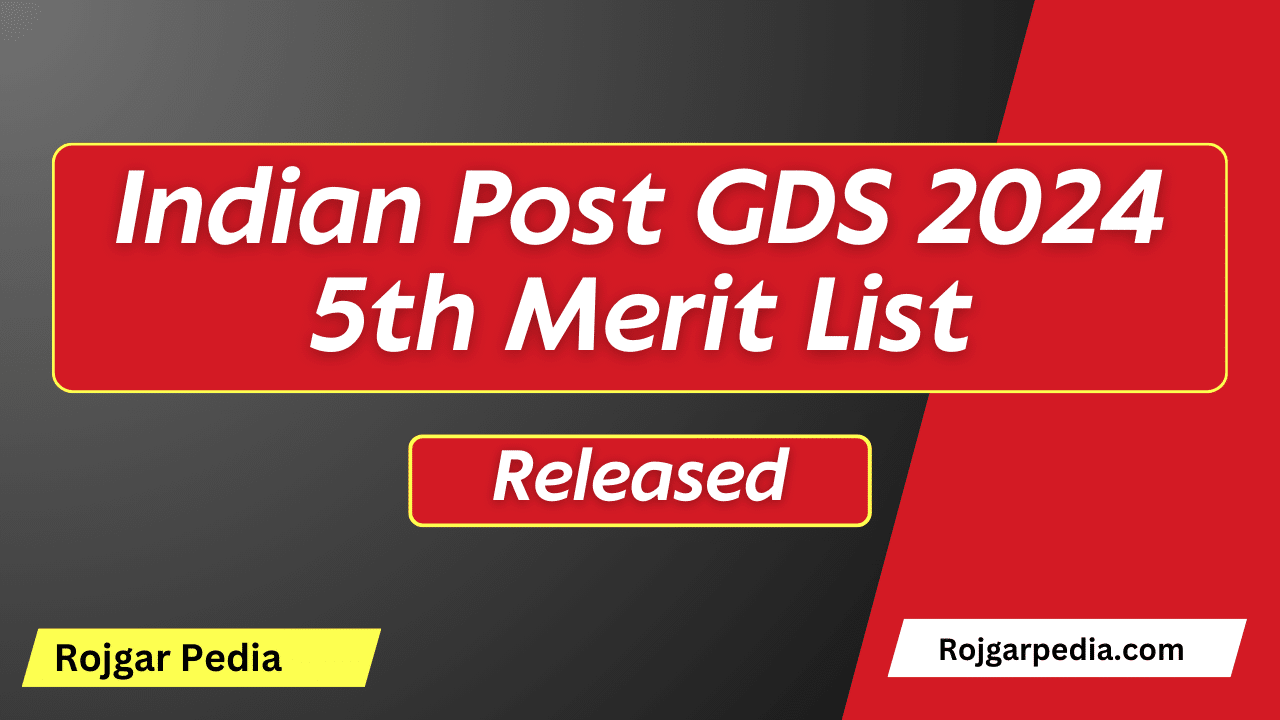 Indian Post GDS 2024 6th Merit List