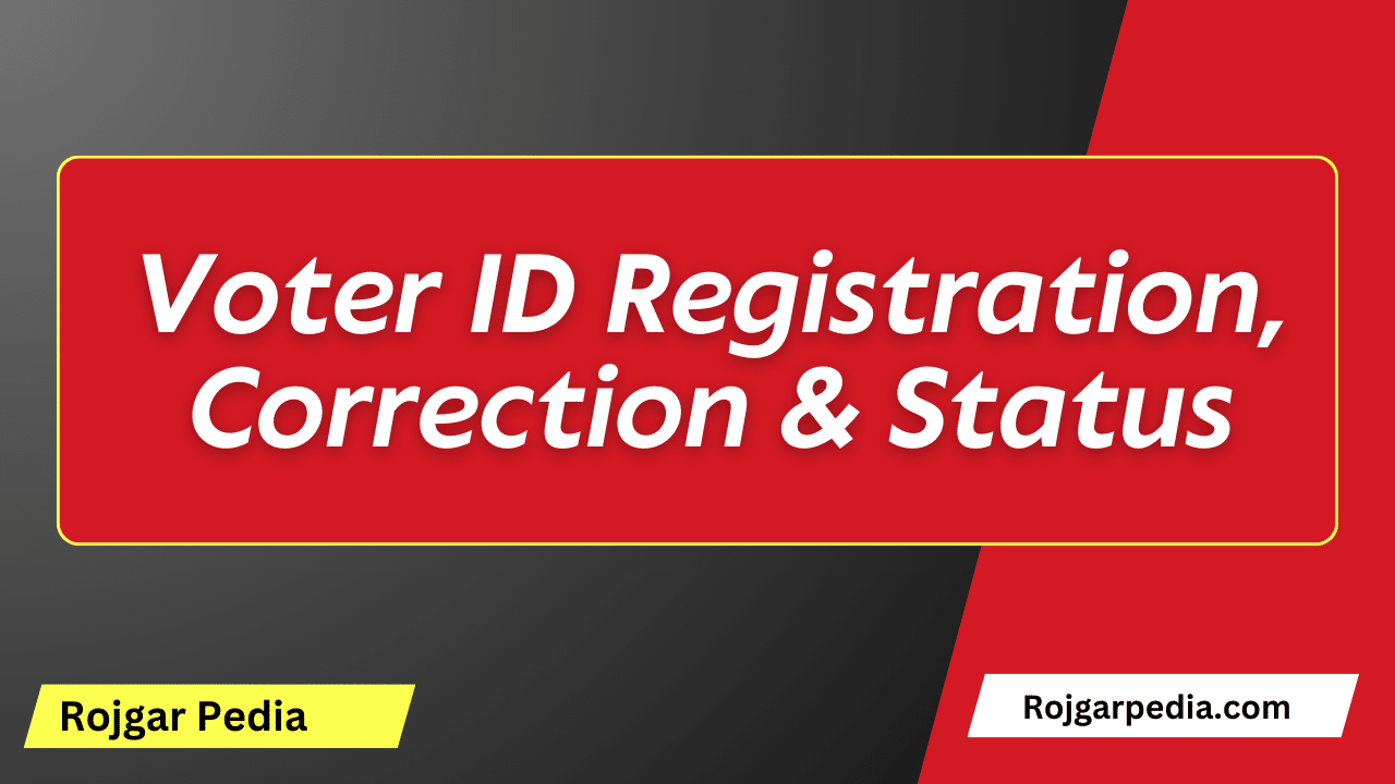 Voter ID Registration, Correction & Status